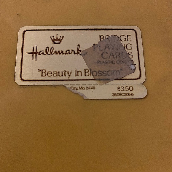 Hallmark | Games | Vintage Hallmark 2 Deck Bridge Playing Cards Beauty ...